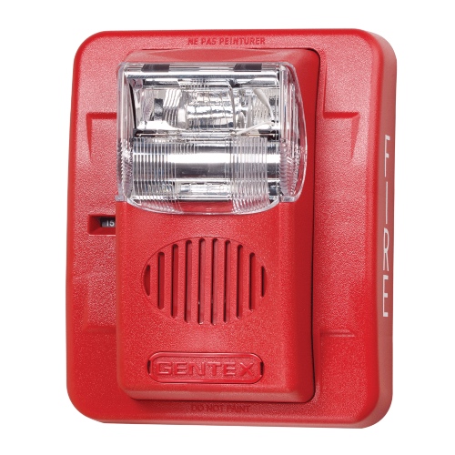 24VDC Selectable Candela, Low Profile Evacuation Horn/Strobe - GENTEX ...